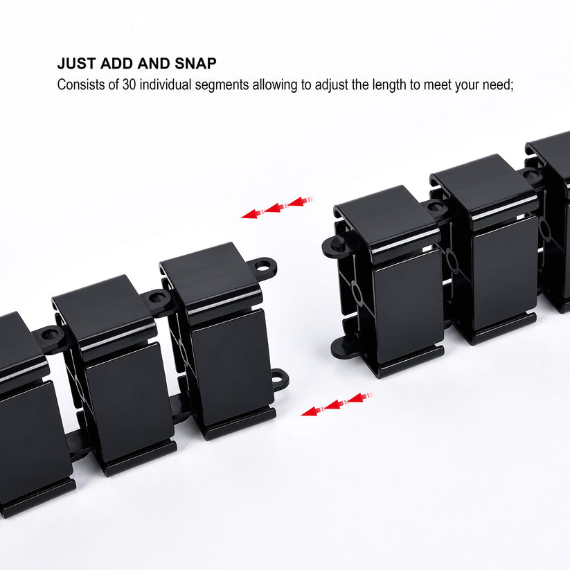 Vwindesk Vertebrae Cable Management Spine Kit | Height Adjustable Desk ...